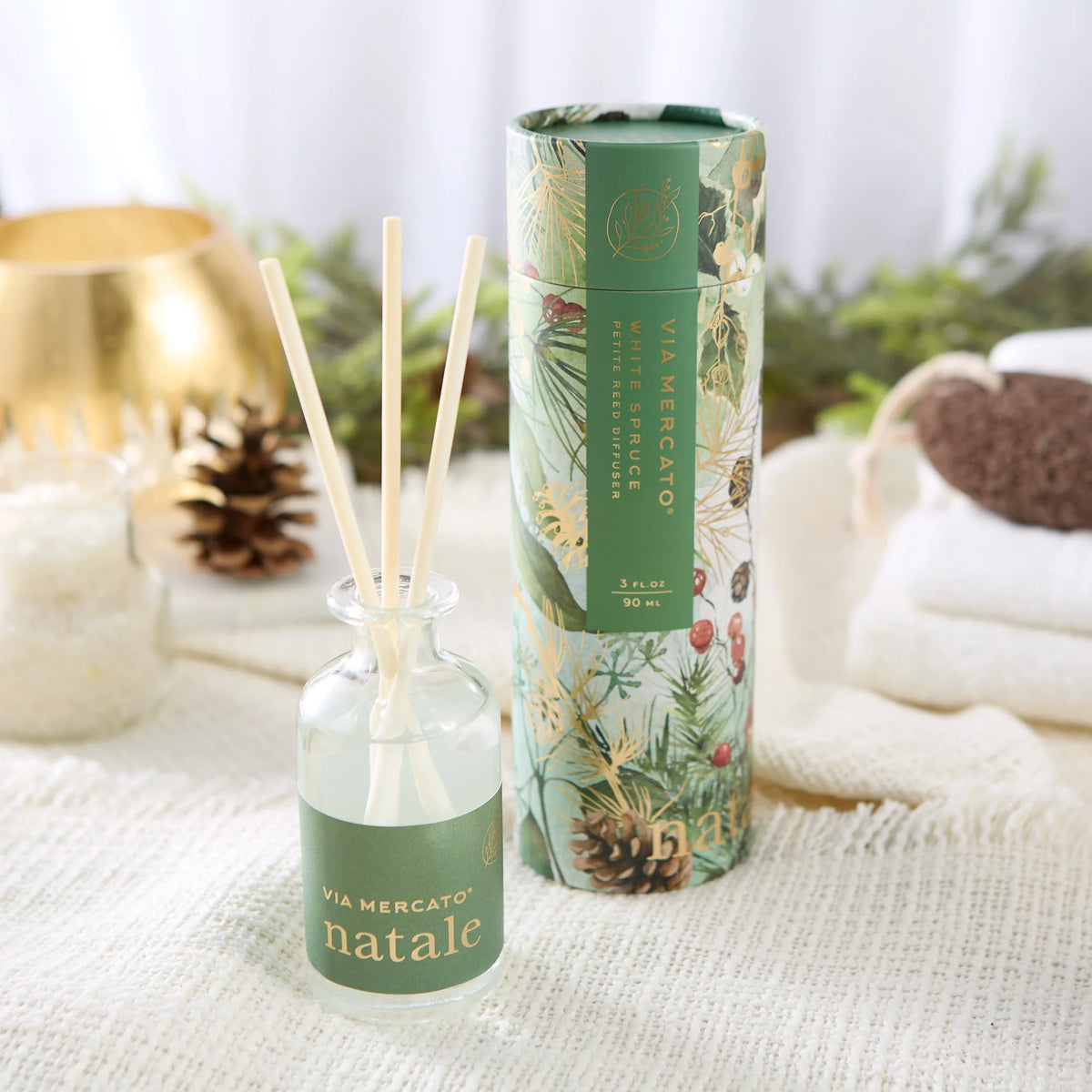 Natale Mini Reed Diffuser — Demisdos - Gift Artisans