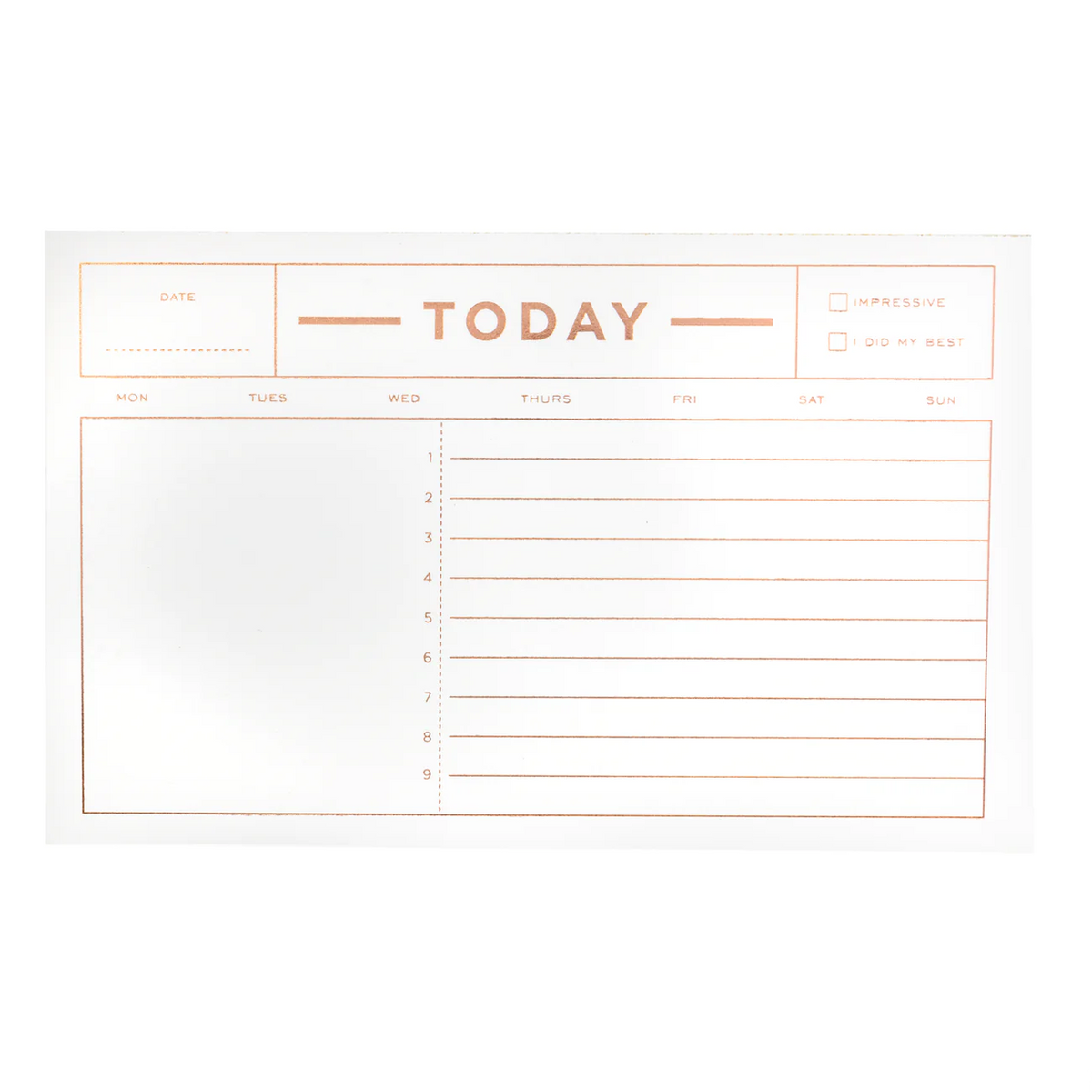 Today Notepad by Smitten on Paper — Demisdos - Gift Artisans